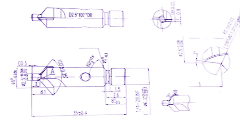 PCD Countersink Drill for CFRP,GFRP Composite Materials - ZYsuperhard ...